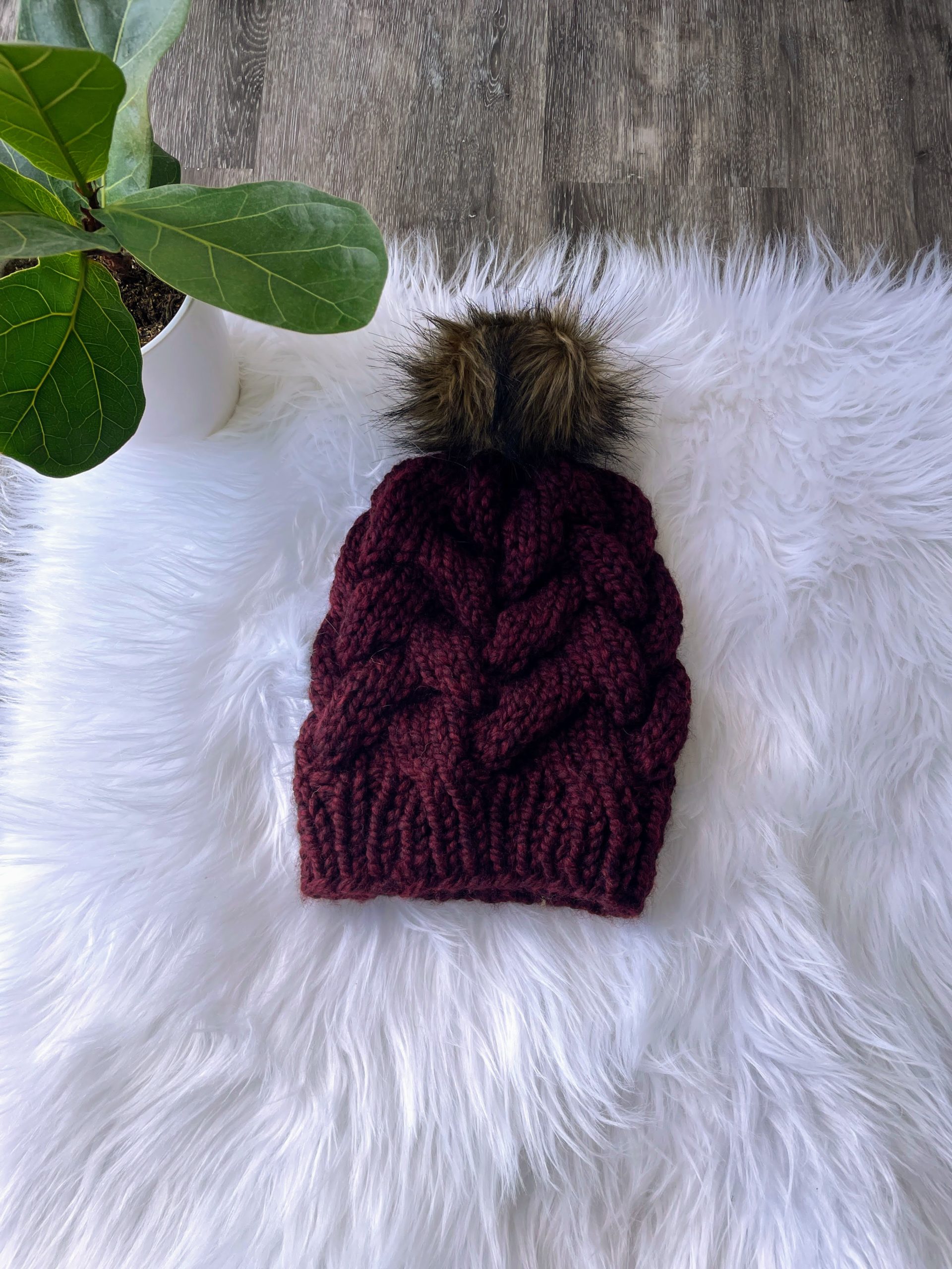 Cable Knit Beanie - Northern Moose