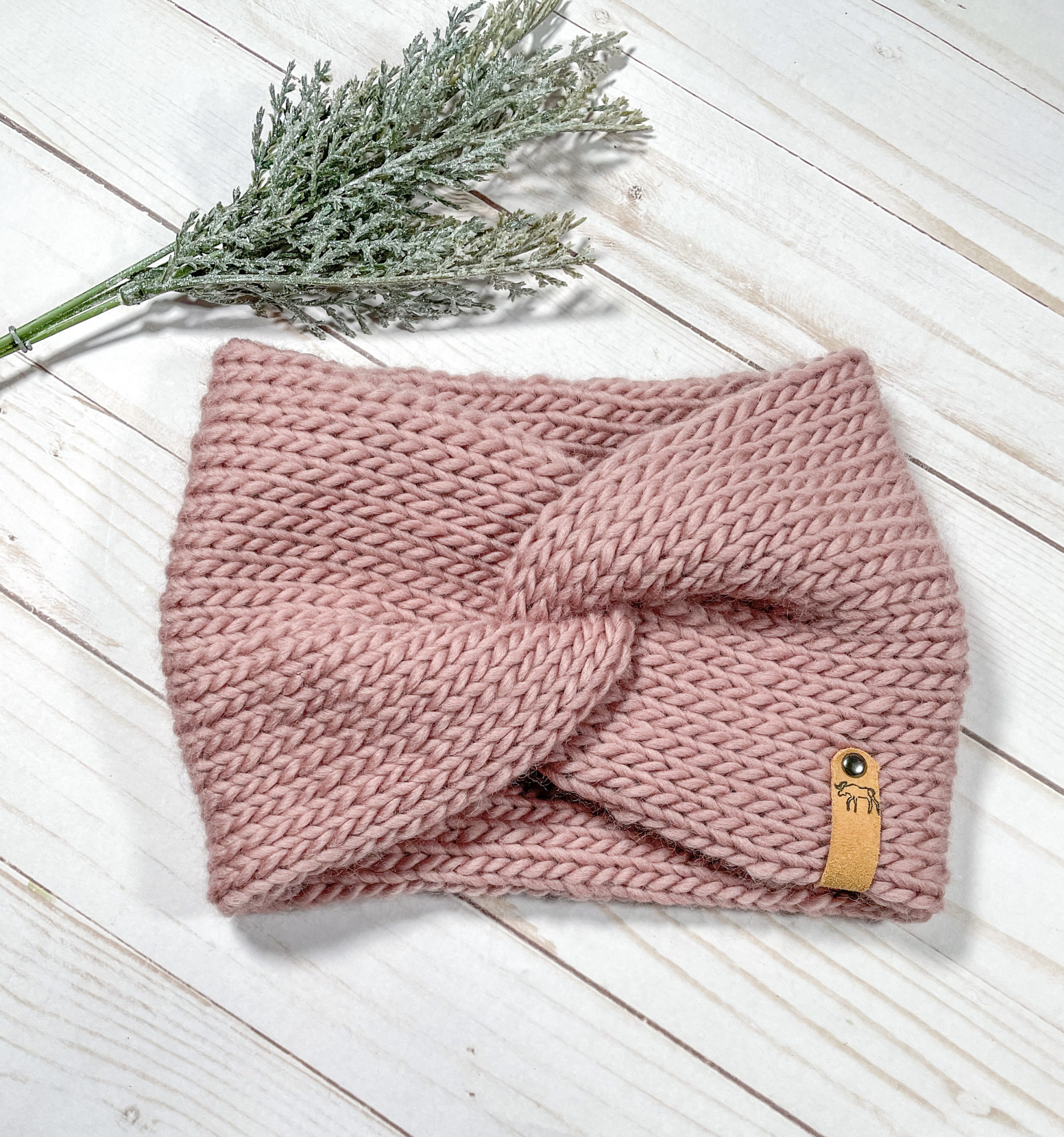 Knitted Twisted Headband - Northern Moose